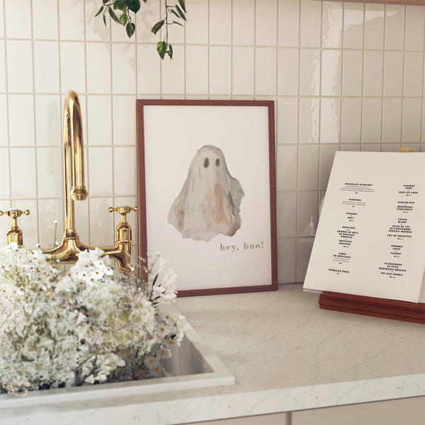 Hey Boo Art Print – Porter Lane Home