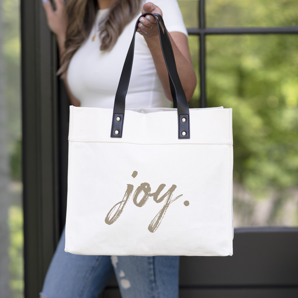 Joy {Tan} Market Tote – Porter Lane Home