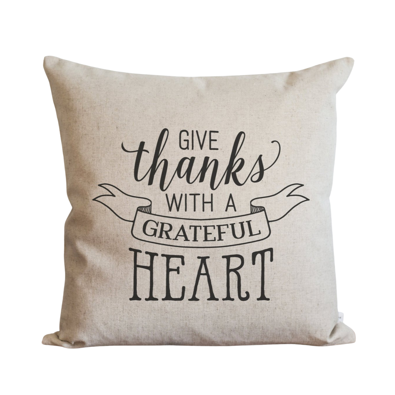 Give Thanks with a Grateful Heart Pillow Cover. – Porter Lane Home