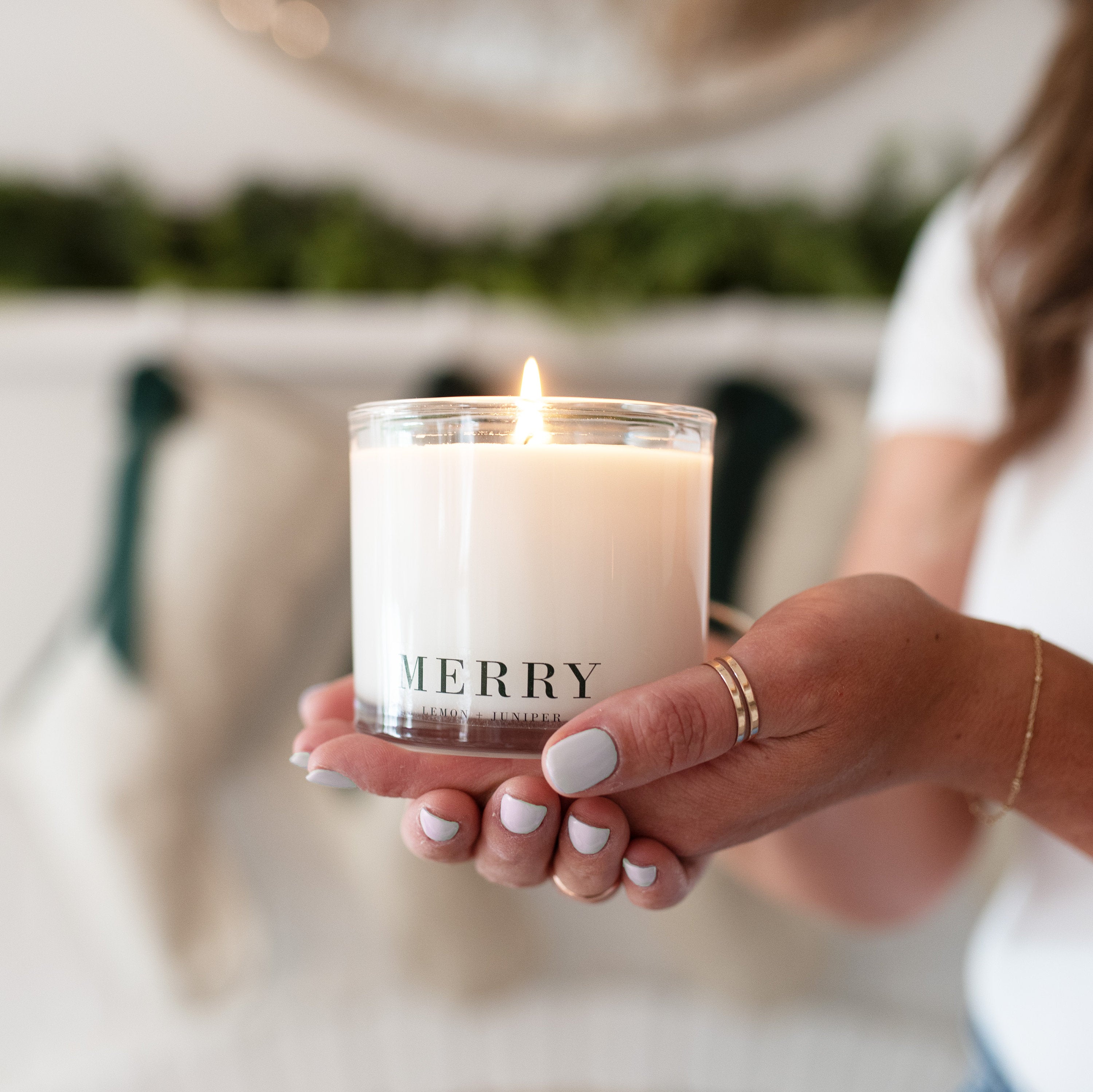 Merry | Lemon + Juniper Coconut Wax Candle – Porter Lane Home